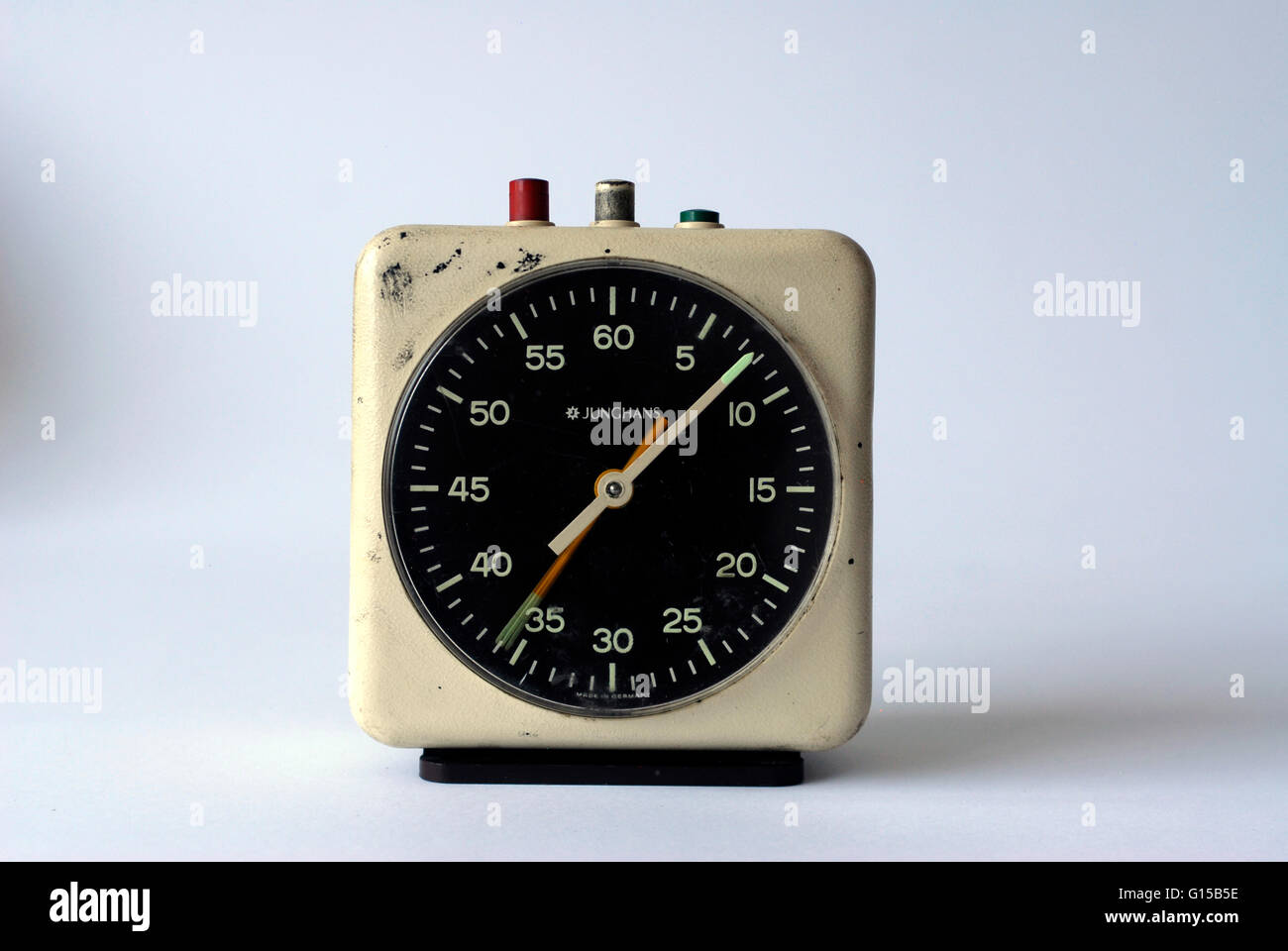 Vintage metal timer, made in Germany Stock Photo - Alamy