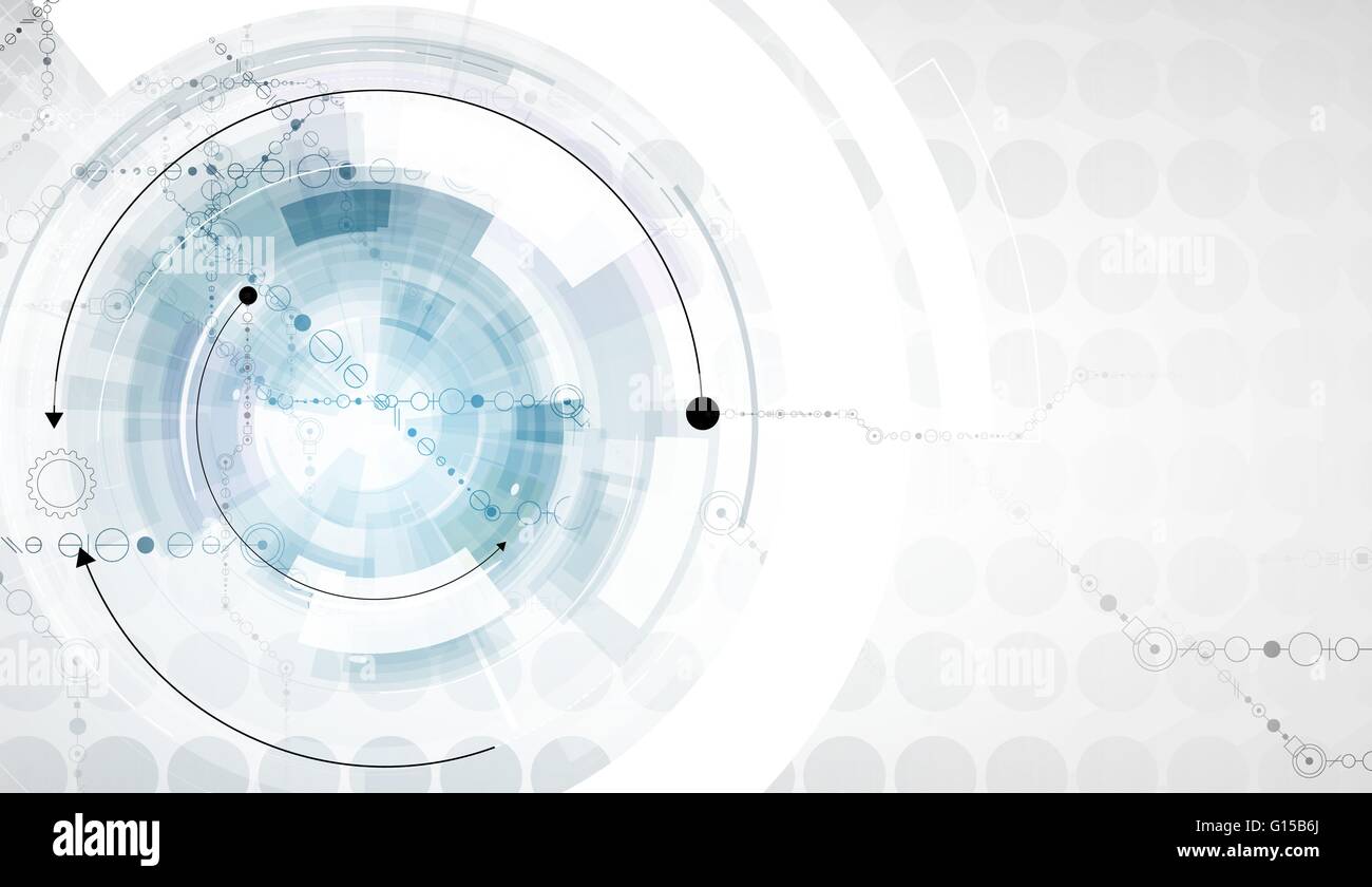 Abstract tech background. Futuristic interface. Vector illustration ...