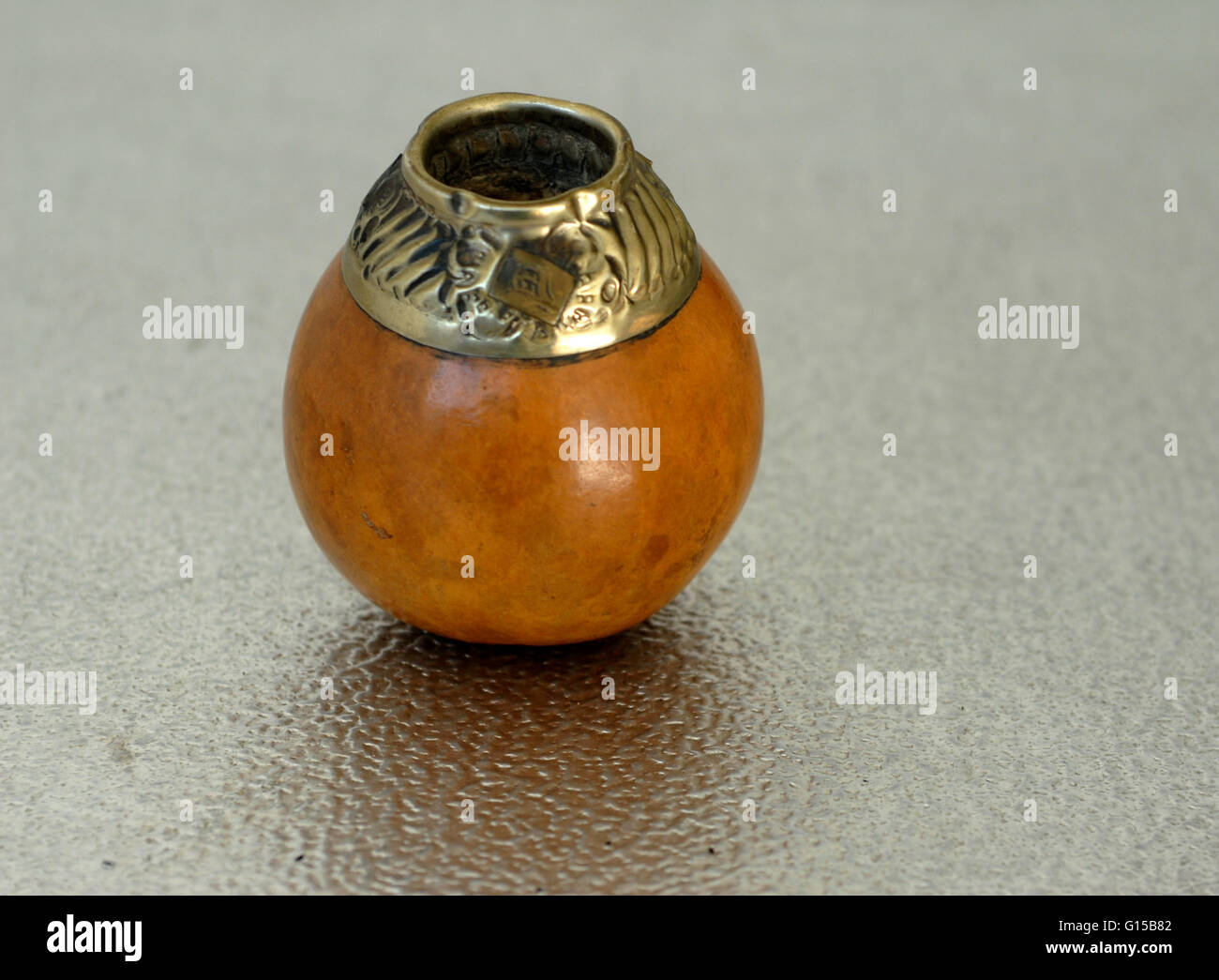 Calebasse, classic cup for mate tea, calabashes, pumpkin, typical ...