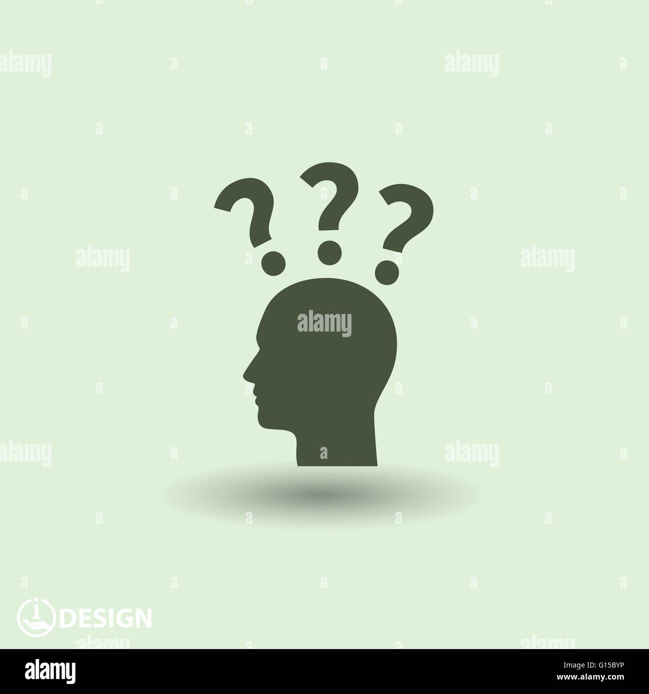 question mark and man icon Stock Vector Image & Art - Alamy