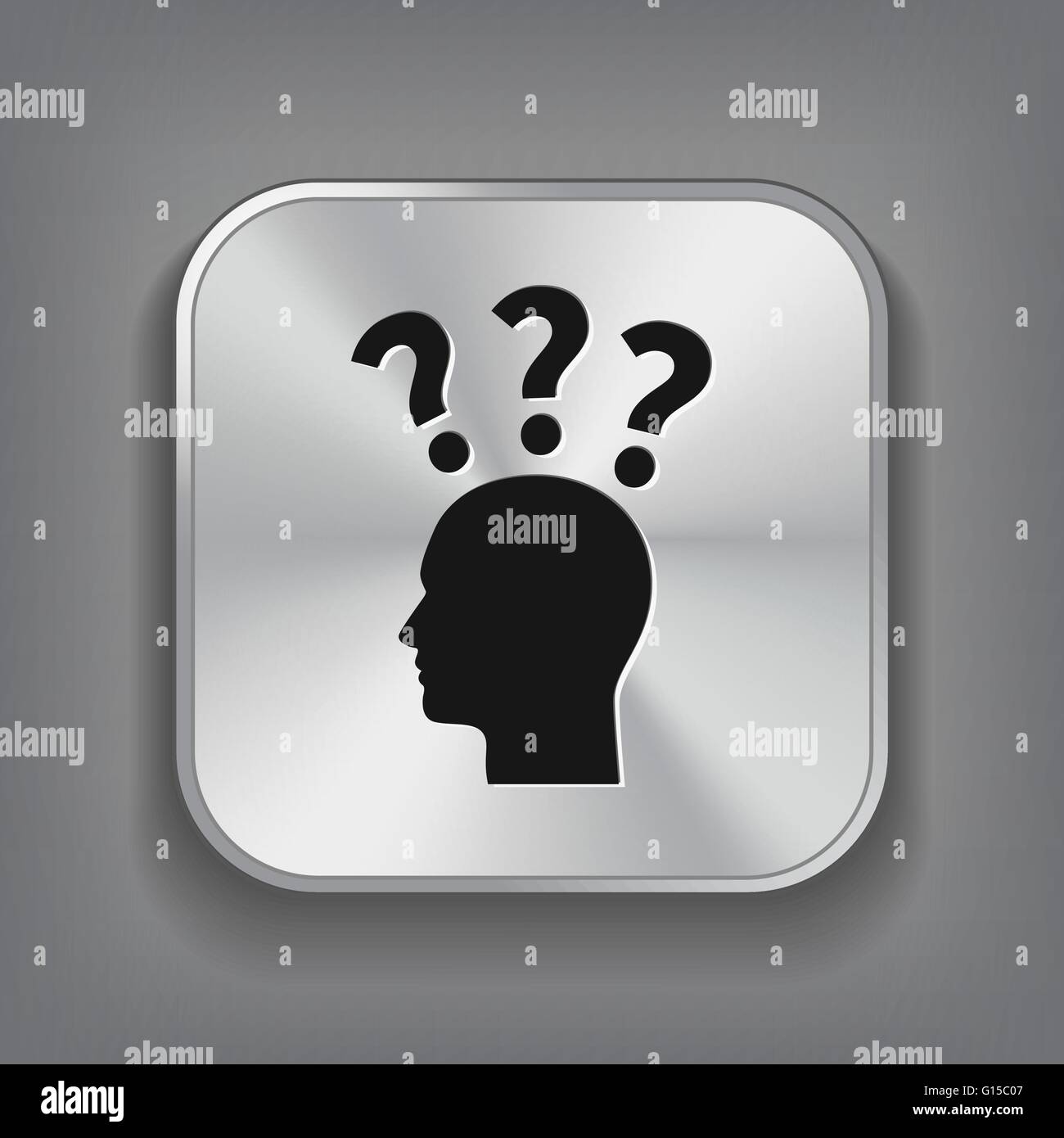 question mark and man icon Stock Vector Image & Art - Alamy