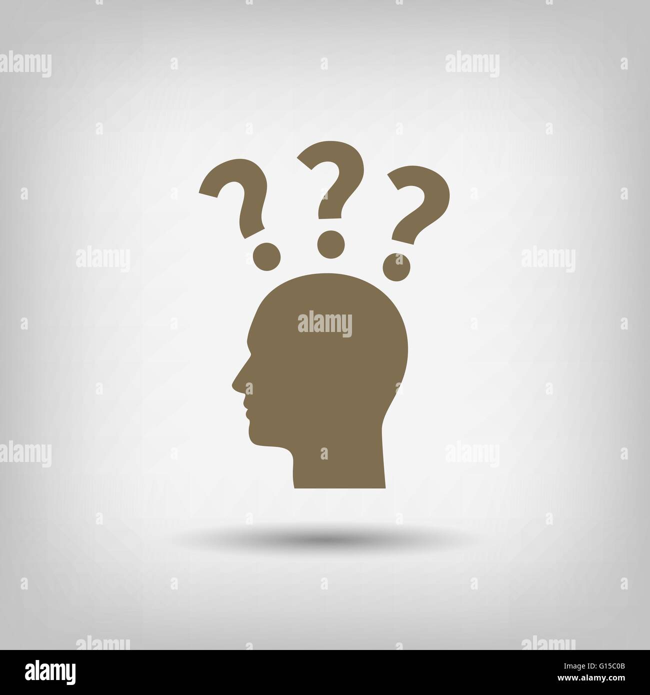 question mark and man icon Stock Vector Image & Art - Alamy