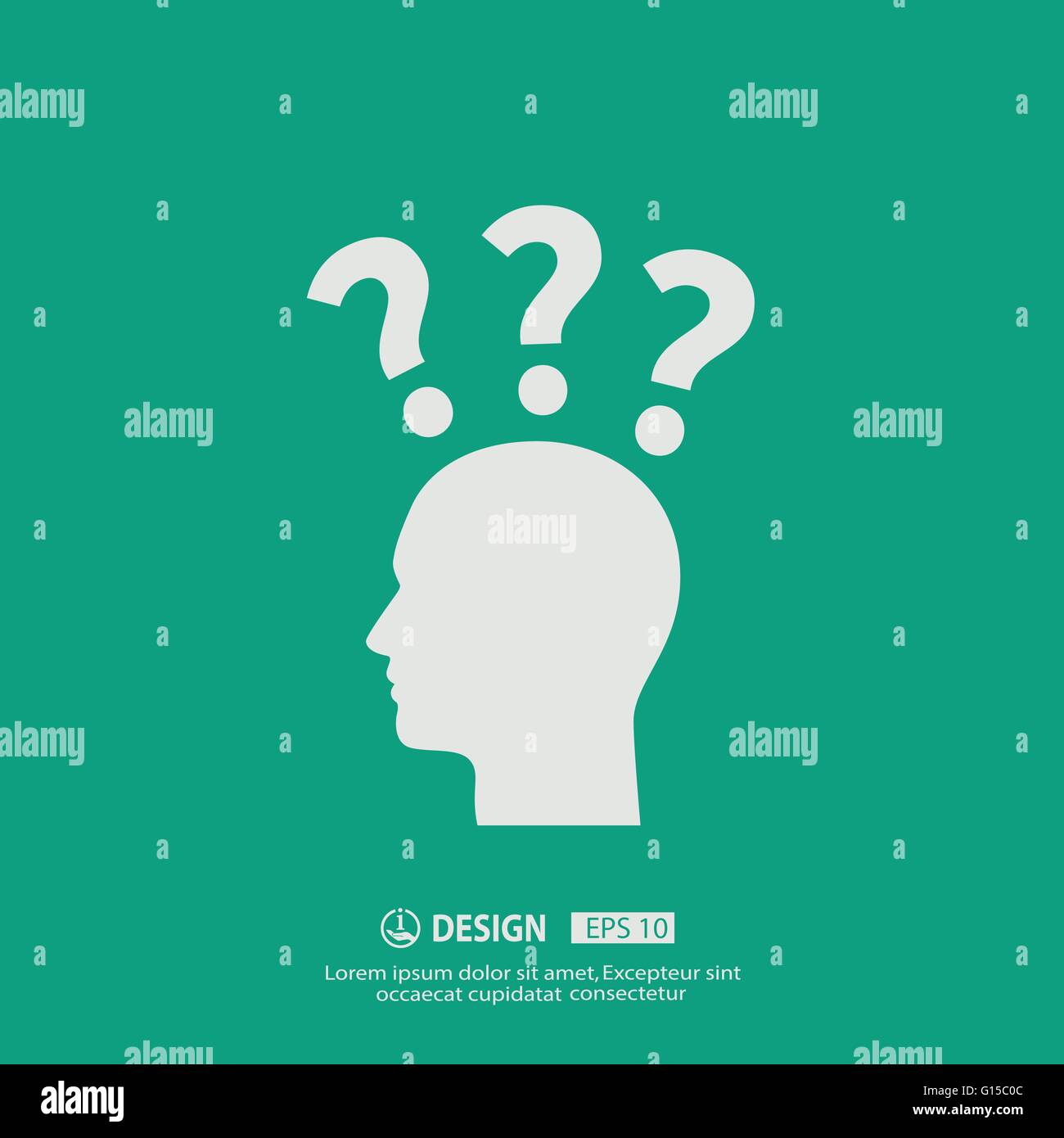 question mark and man icon Stock Vector Image & Art - Alamy