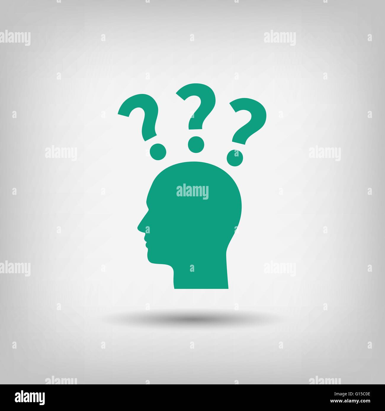 question mark and man icon Stock Vector Image & Art - Alamy