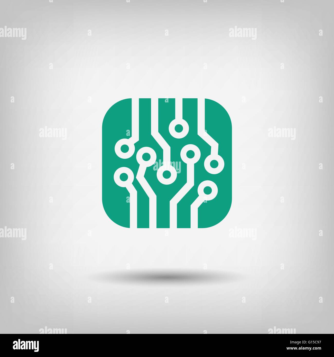 Circuit board icon Stock Vector Image & Art - Alamy