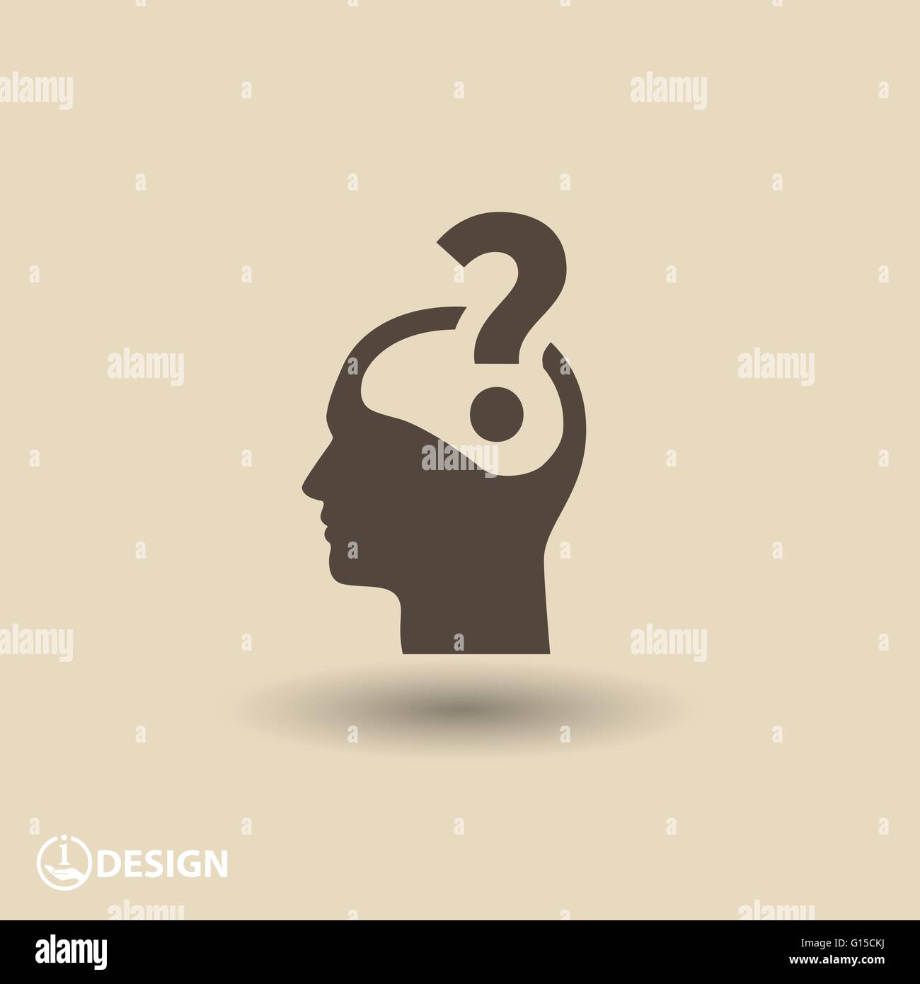 question mark and man icon Stock Vector Image & Art - Alamy