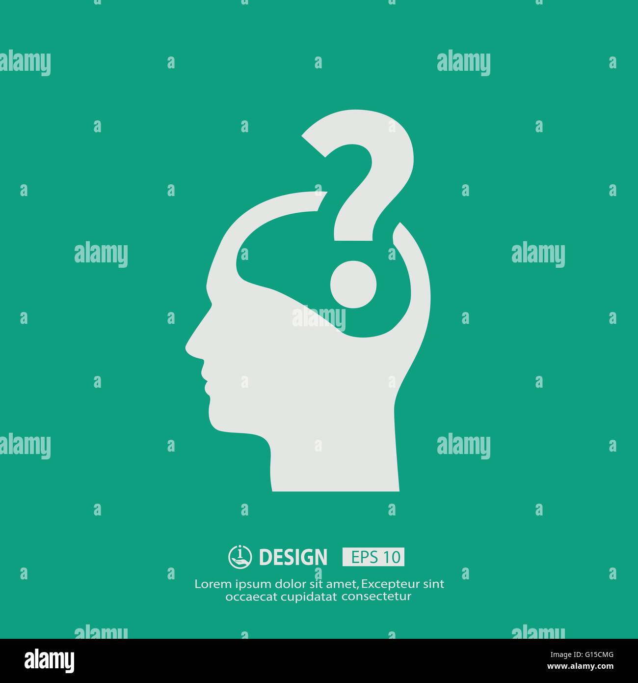 question mark and man icon Stock Vector Image & Art - Alamy