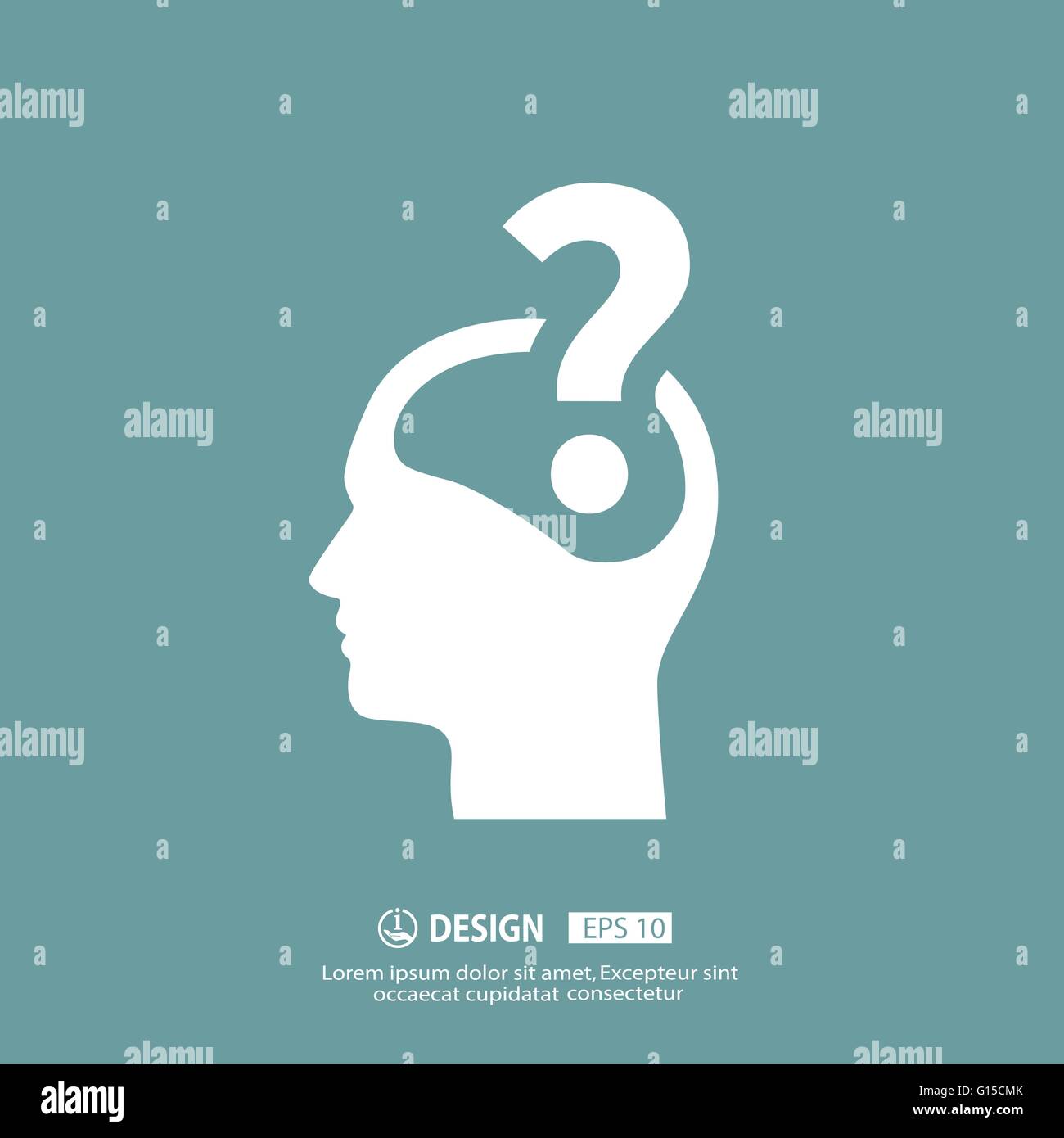 question mark and man icon Stock Vector Image & Art - Alamy