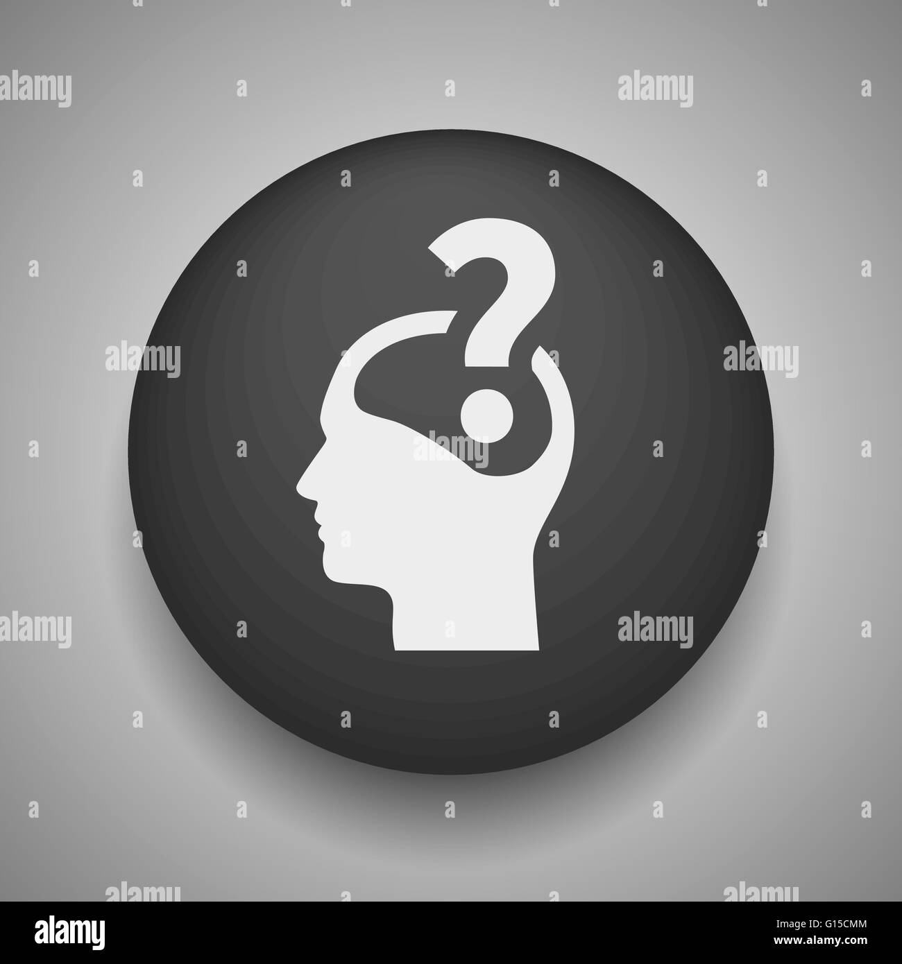 question mark and man icon Stock Vector Image & Art - Alamy