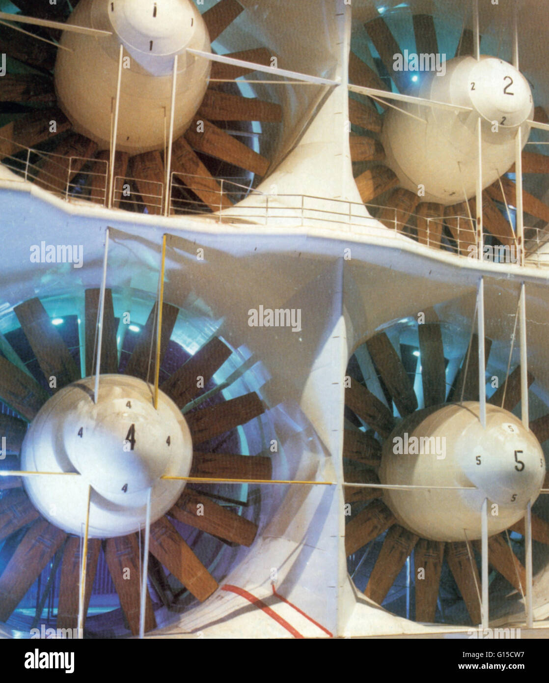 The world's largest wind tunnel, at NASA's Ames Research Center. The ...