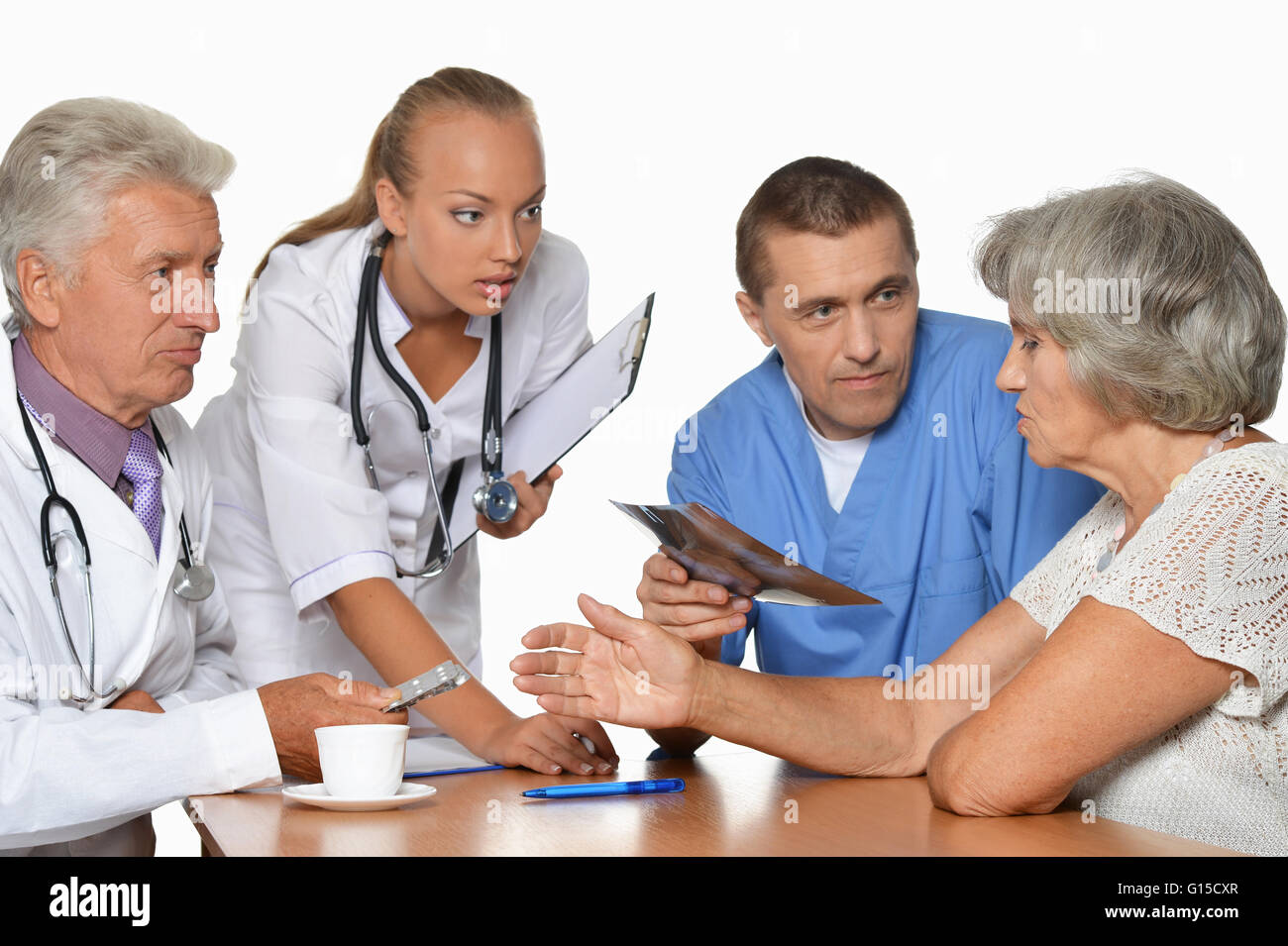 Visiting the doctors hi-res stock photography and images - Alamy