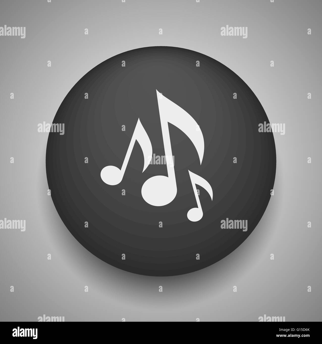 Musical notes note Black and White Stock Photos & Images - Alamy