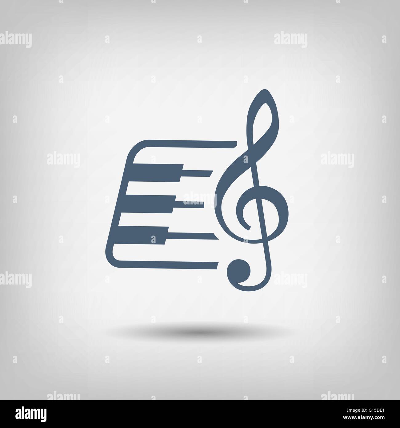 music key and keyboard icon Stock Vector Image & Art - Alamy
