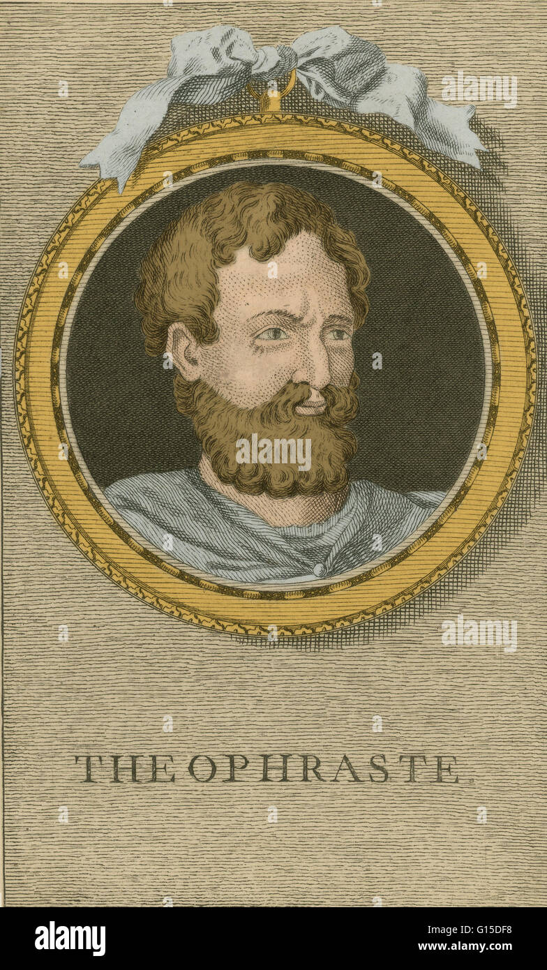 Theophrastus (371 - 287 BC) was a Greek philosopher and successor to ...