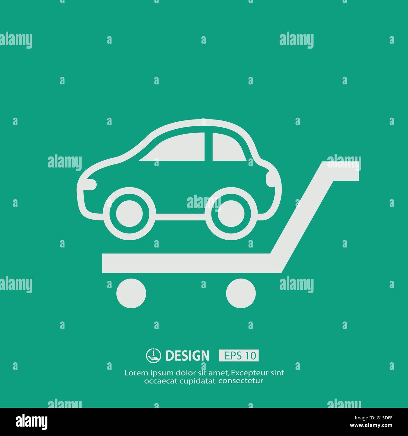 car in hand icon Stock Vector Image & Art - Alamy