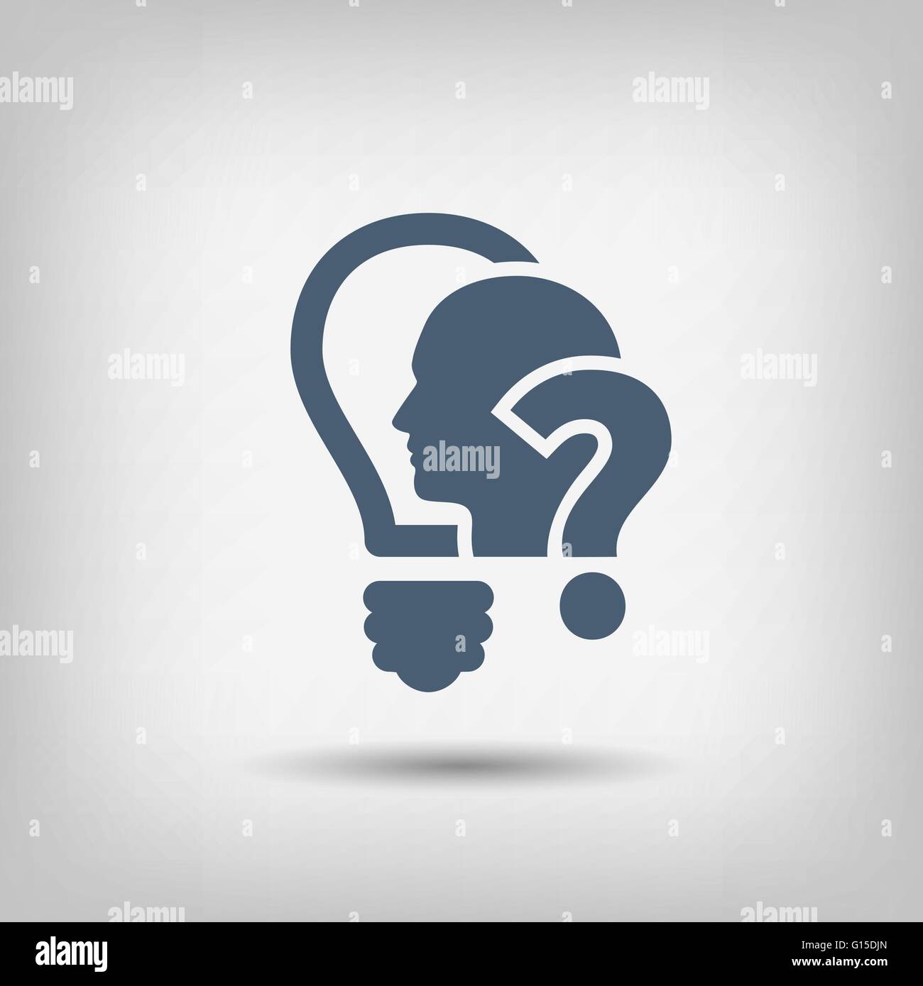 question mark and man icon Stock Vector Image & Art - Alamy