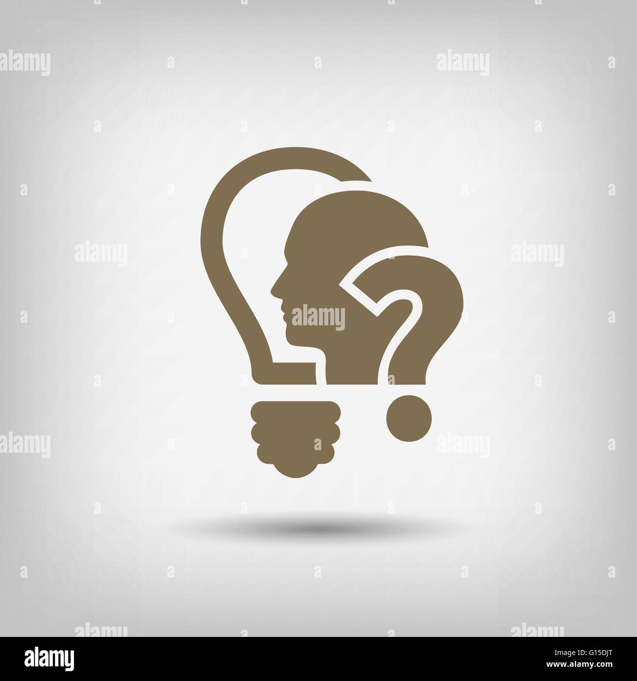 question mark and man icon Stock Vector Image & Art - Alamy