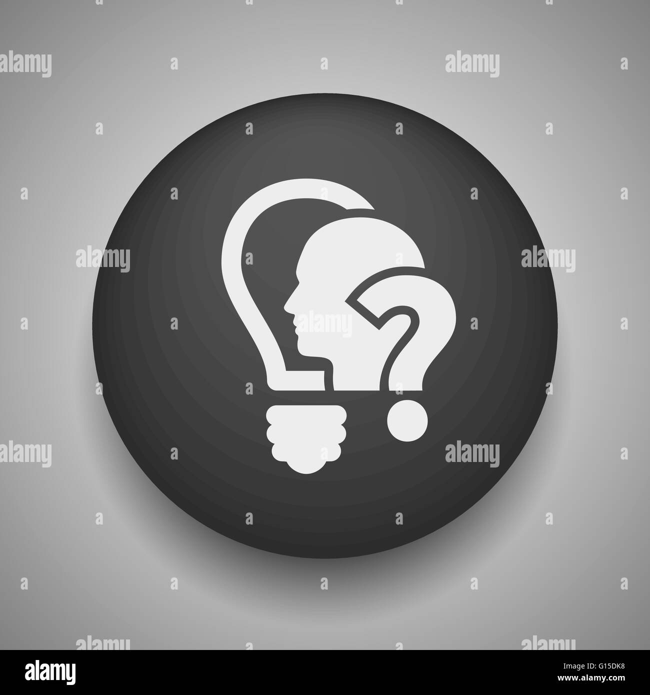 question mark and man icon Stock Vector Image & Art - Alamy