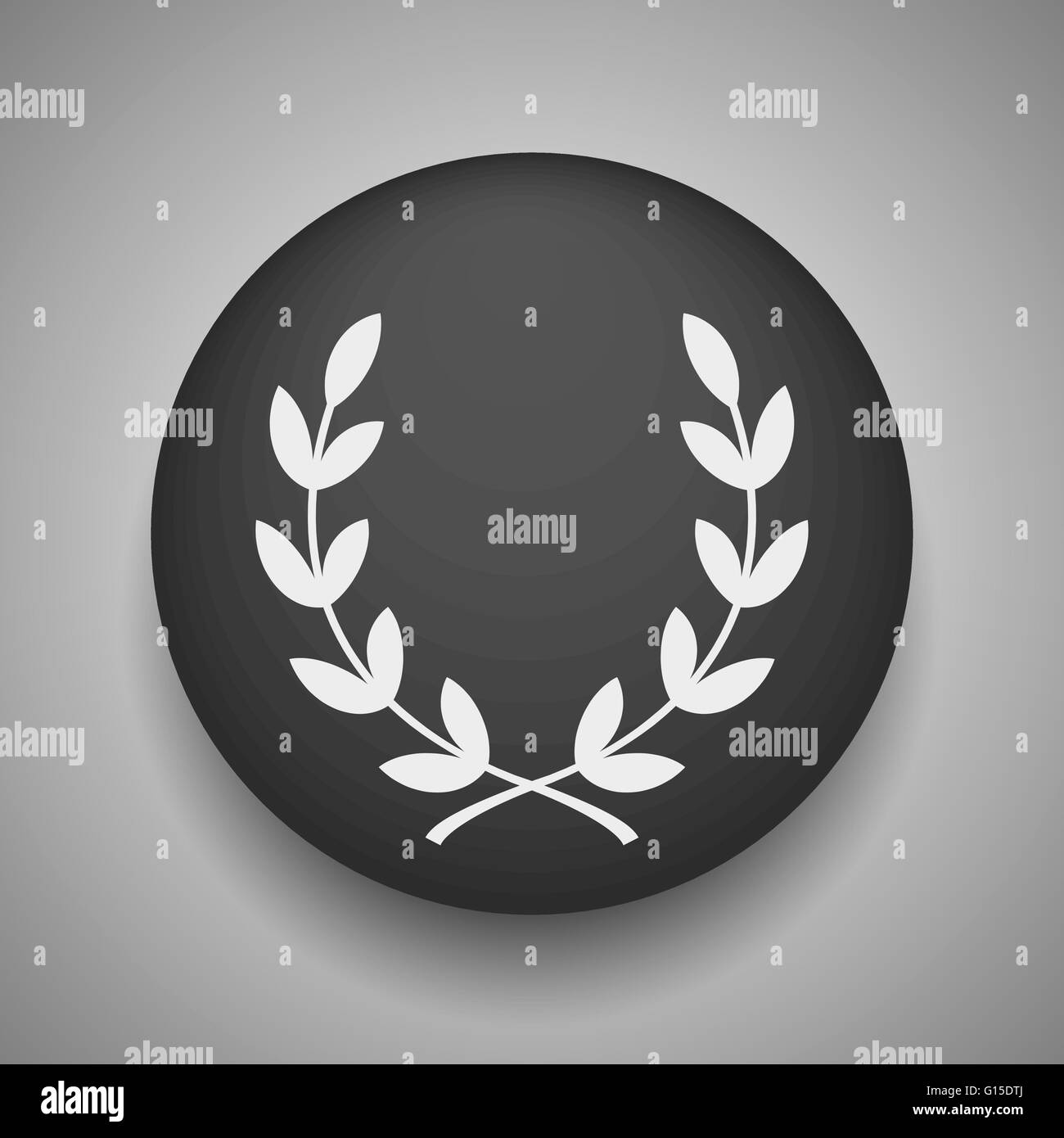 Laurel wreath icon Stock Vector Image & Art - Alamy