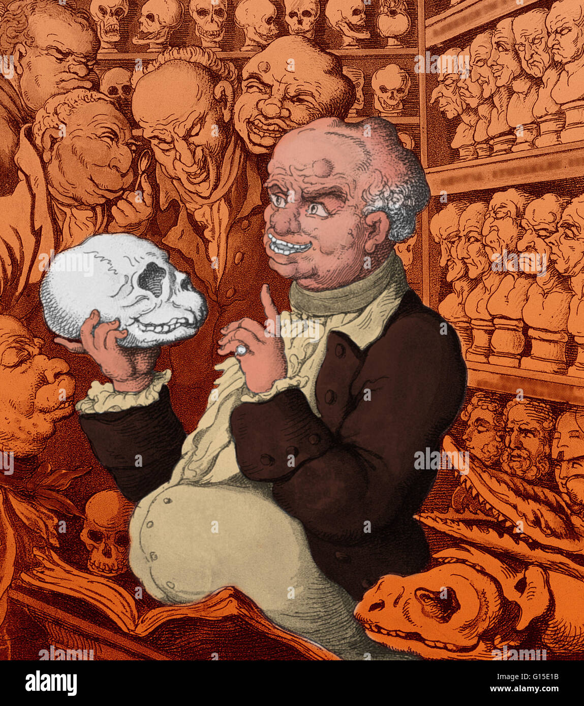 The phrenologist phrenology hi-res stock photography and images - Alamy