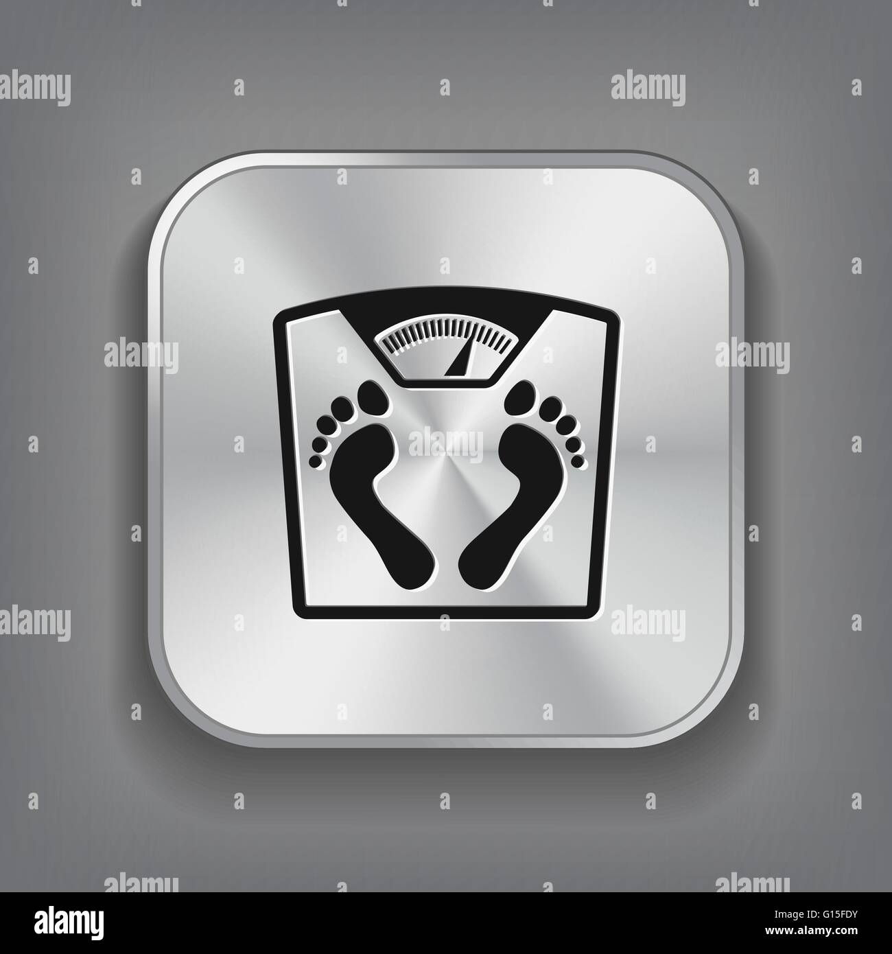 Bathroom scales symbol Stock Vector Image & Art - Alamy