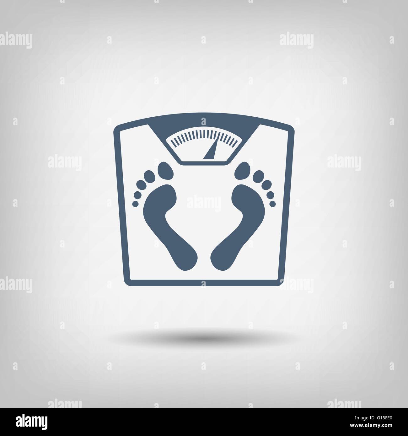 Bathroom scales symbol Stock Vector Image & Art - Alamy