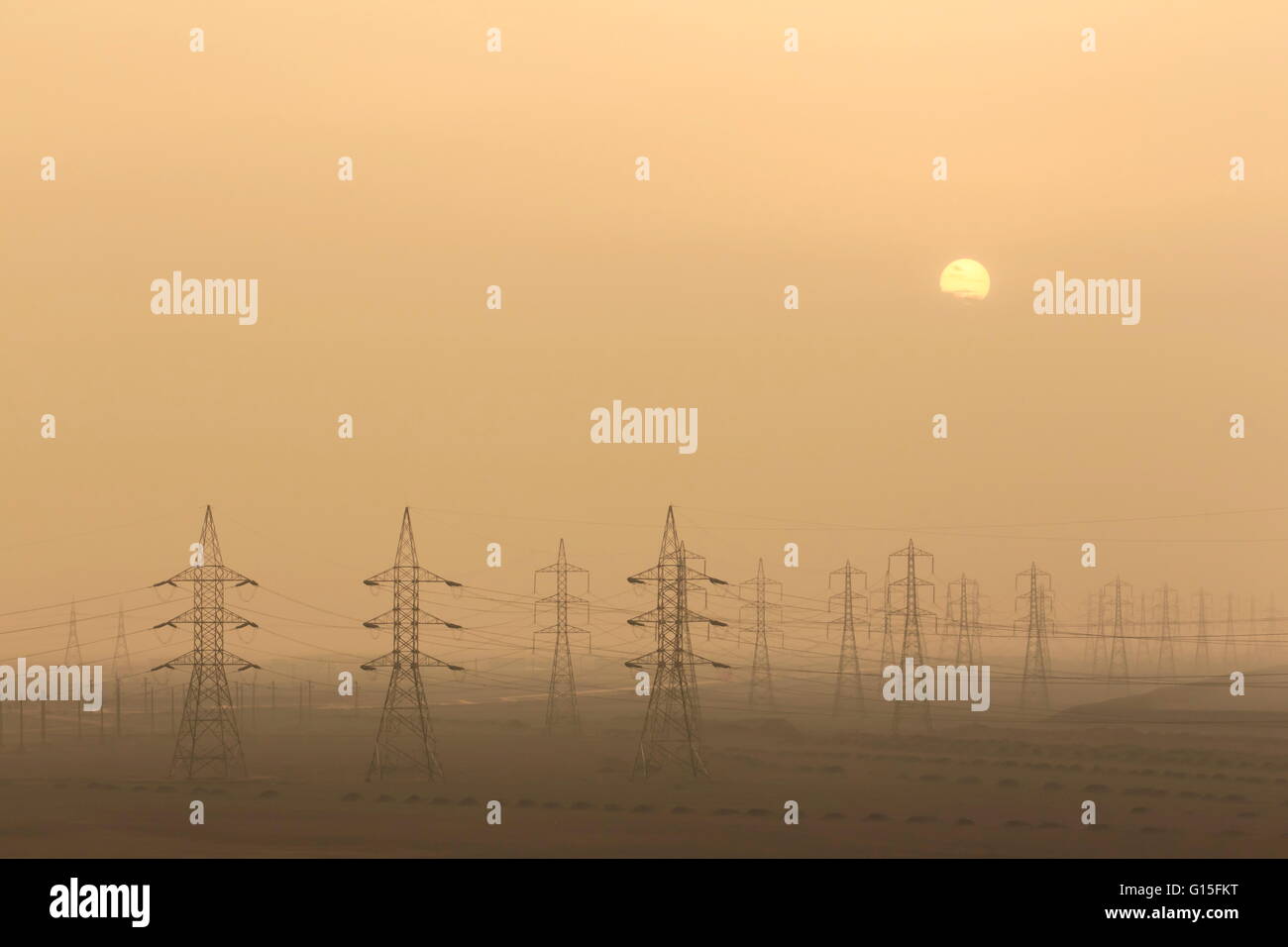 Electricity pylons africa hi-res stock photography and images - Alamy