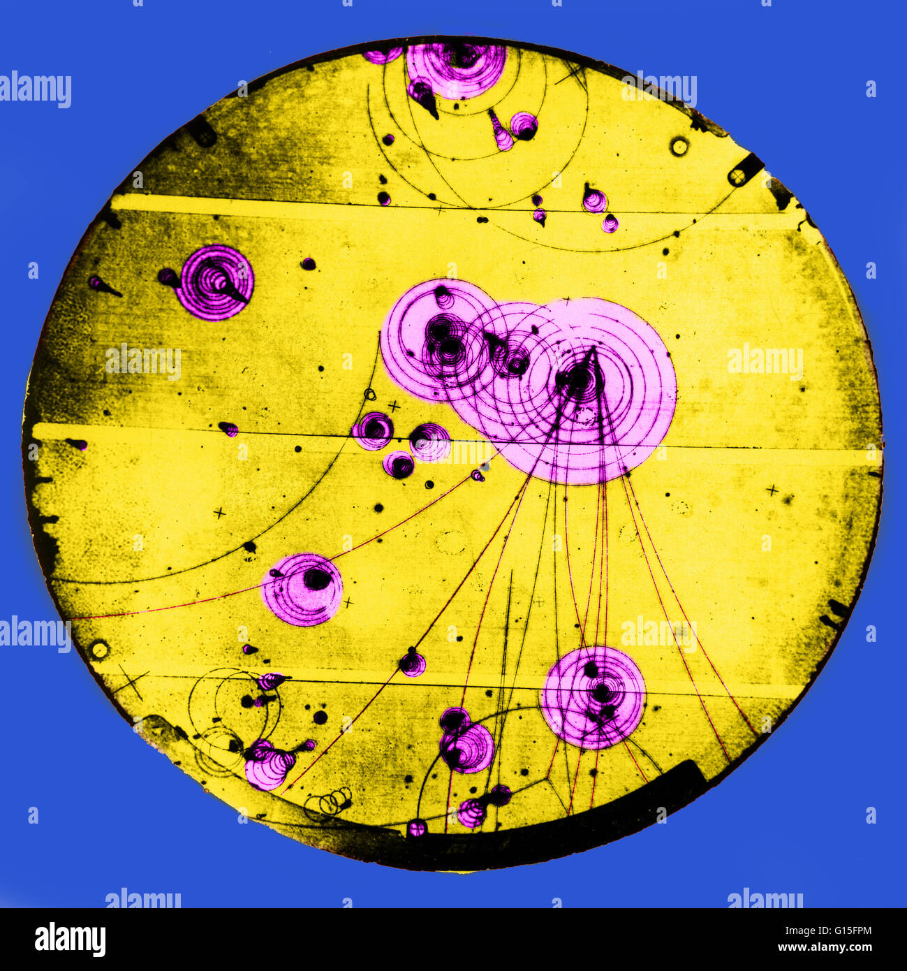 This image of a proton-photon collision was obtained with a bubble ...