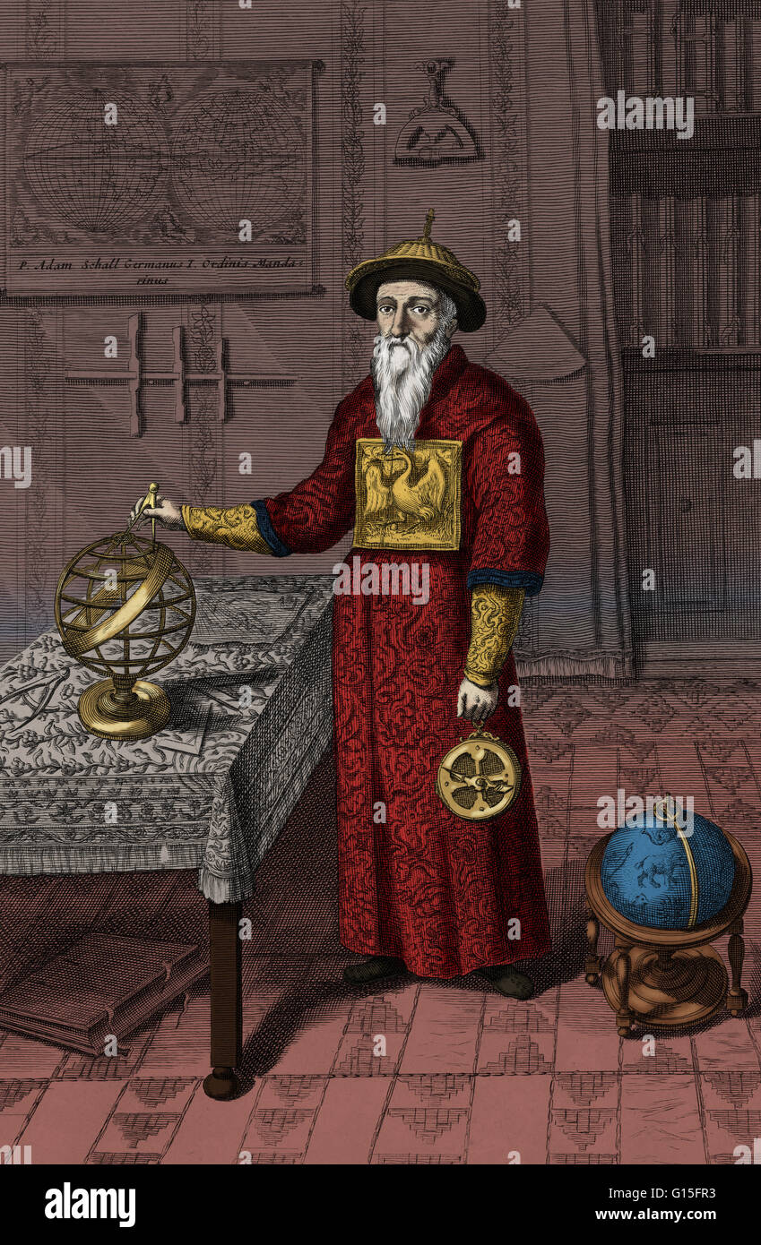 Color enhancement of Chinese astronomer, 17th century Stock Photo - Alamy