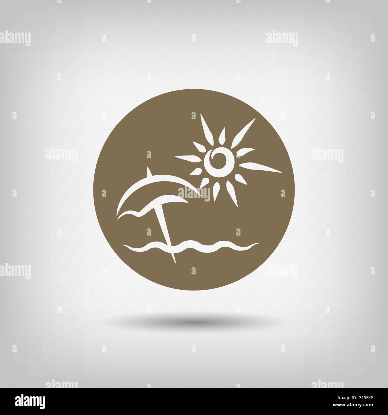 Summer vacation symbol Stock Vector Image & Art - Alamy