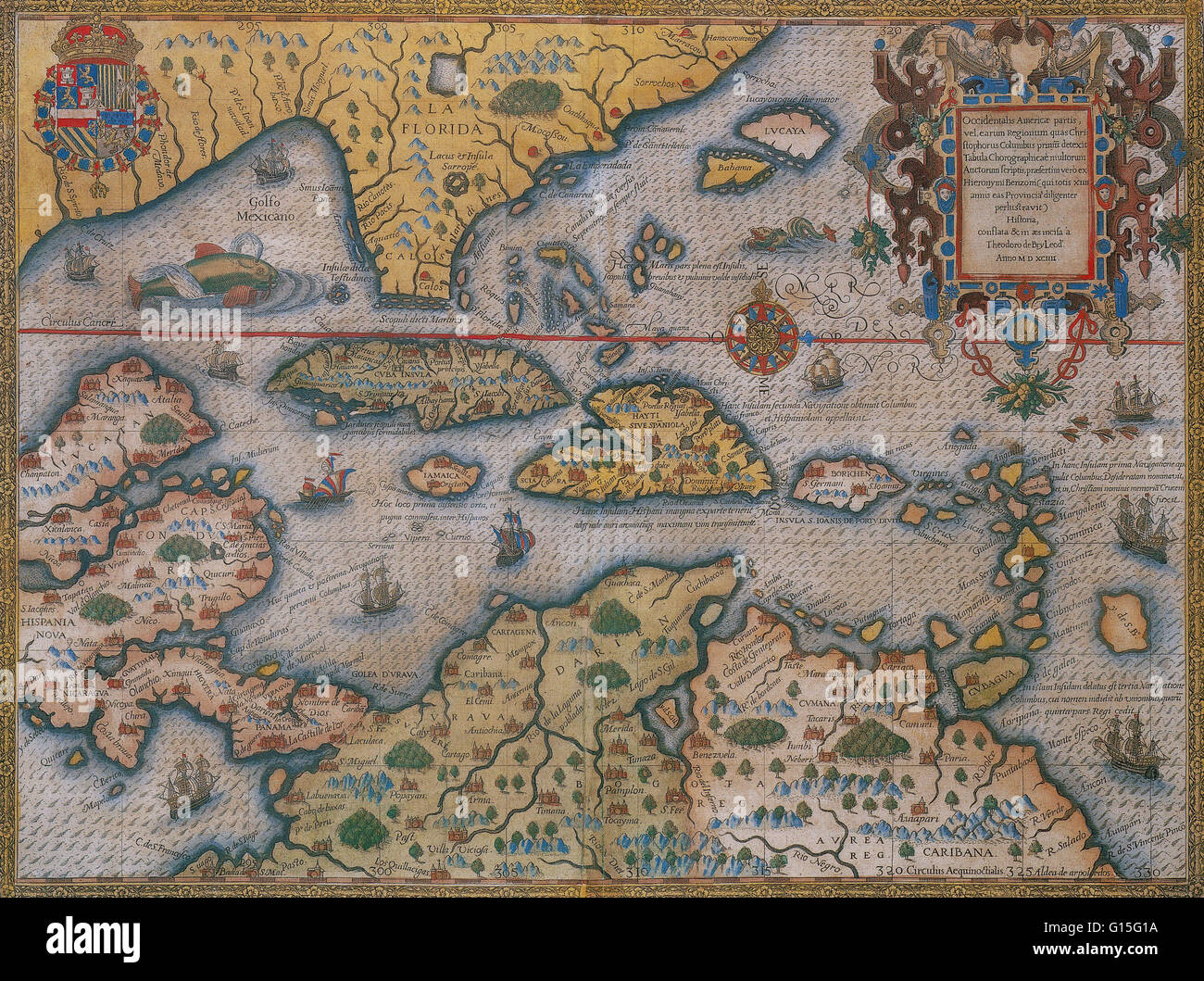 Historical map of florida High Resolution Stock Photography and Images ...
