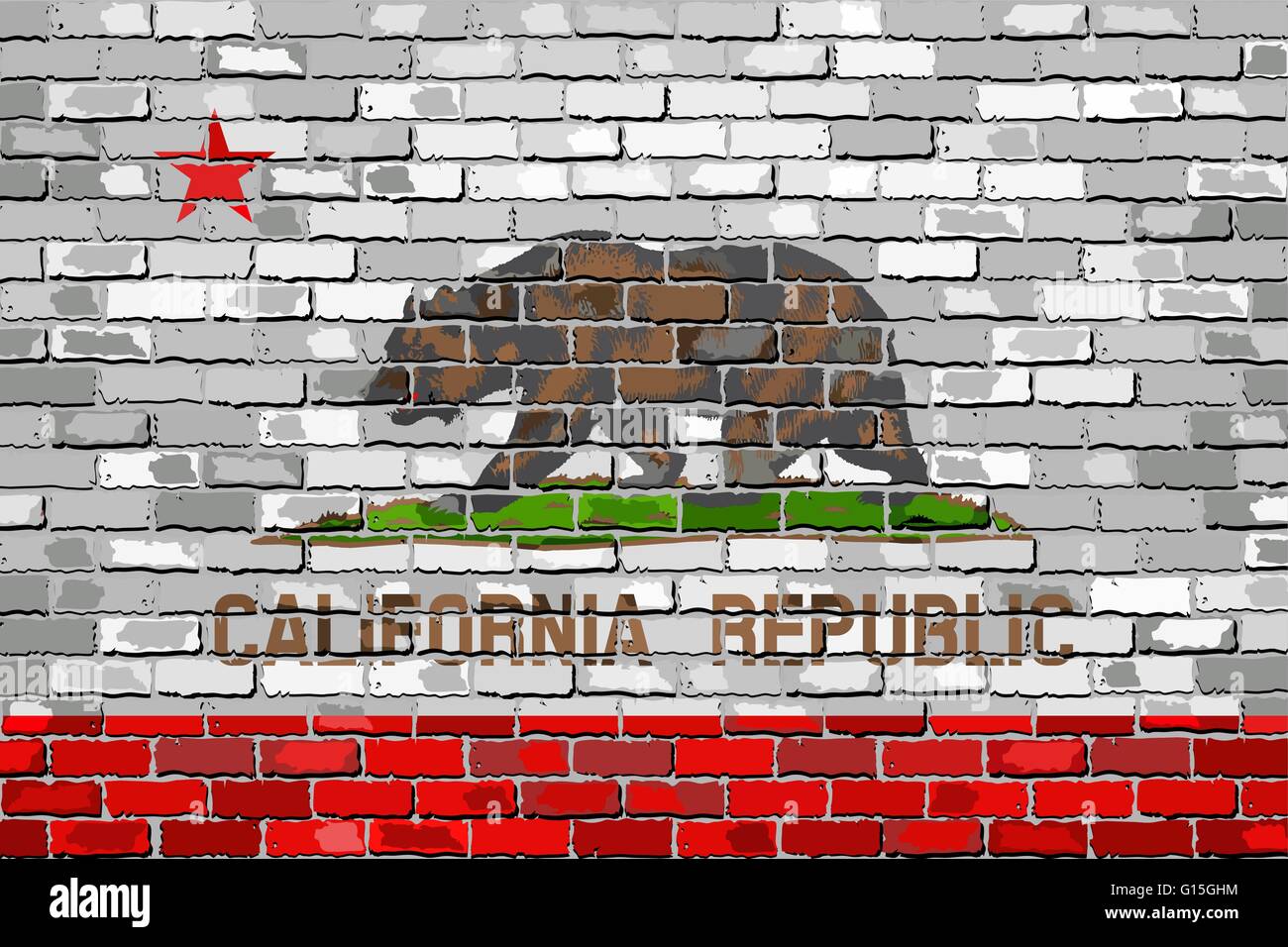 Bear flag california Stock Vector Images - Alamy