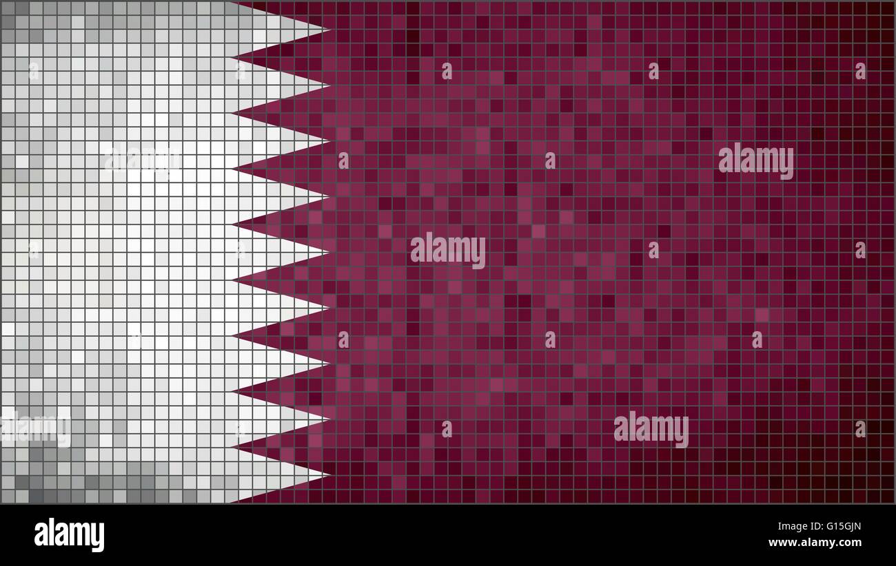 Qatari flags Stock Vector Images - Alamy