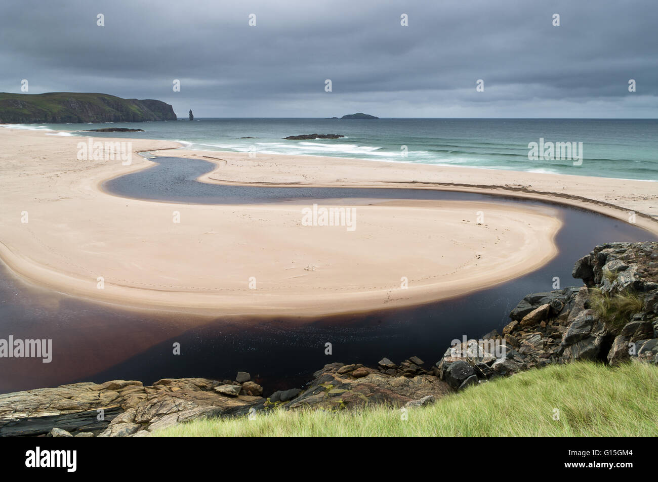 Sandwood Bay, Cape Wrath, Durness, Scotland, United Kingdom, Europe ...