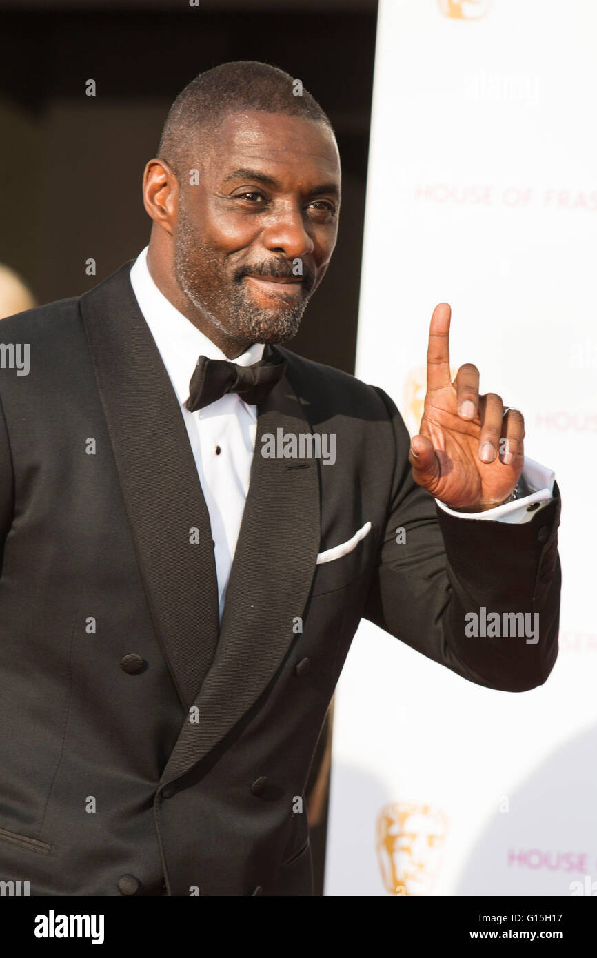 London, UK. 8 May 2016. Actor Idris Elba. Red carpet celebrity arrivals ...