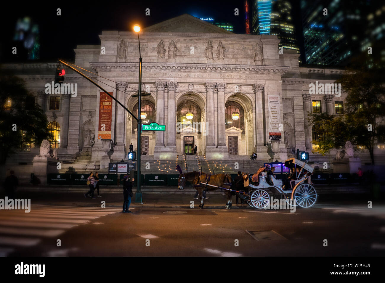 New york public library exterior hi-res stock photography and images ...