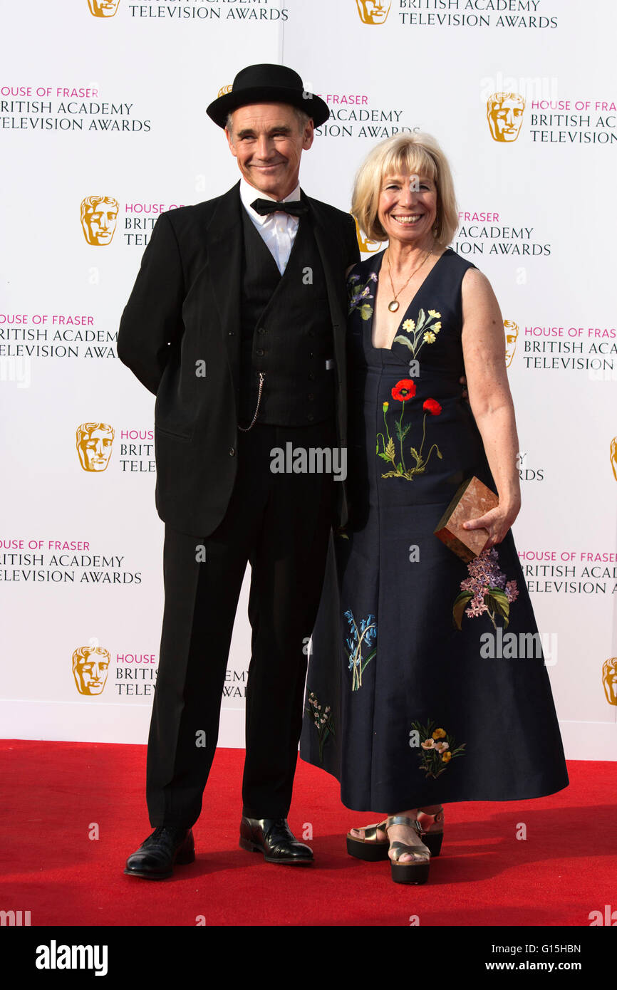 London, UK. 8 May 2016. Wolf Hall actor Mark Rylance. Red carpet ...