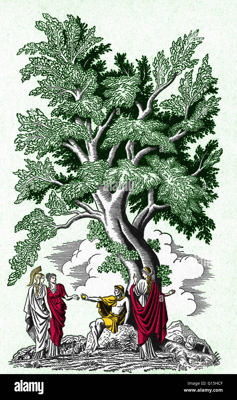 The 'Judgement of Paris' by S. Savage. This is a story from Greek ...