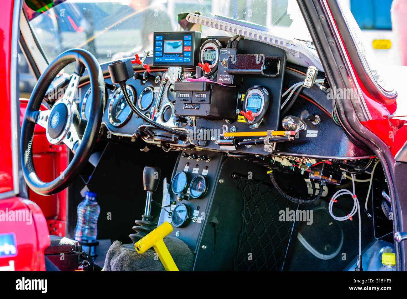 Rally car cockpit hi-res stock photography and images - Alamy