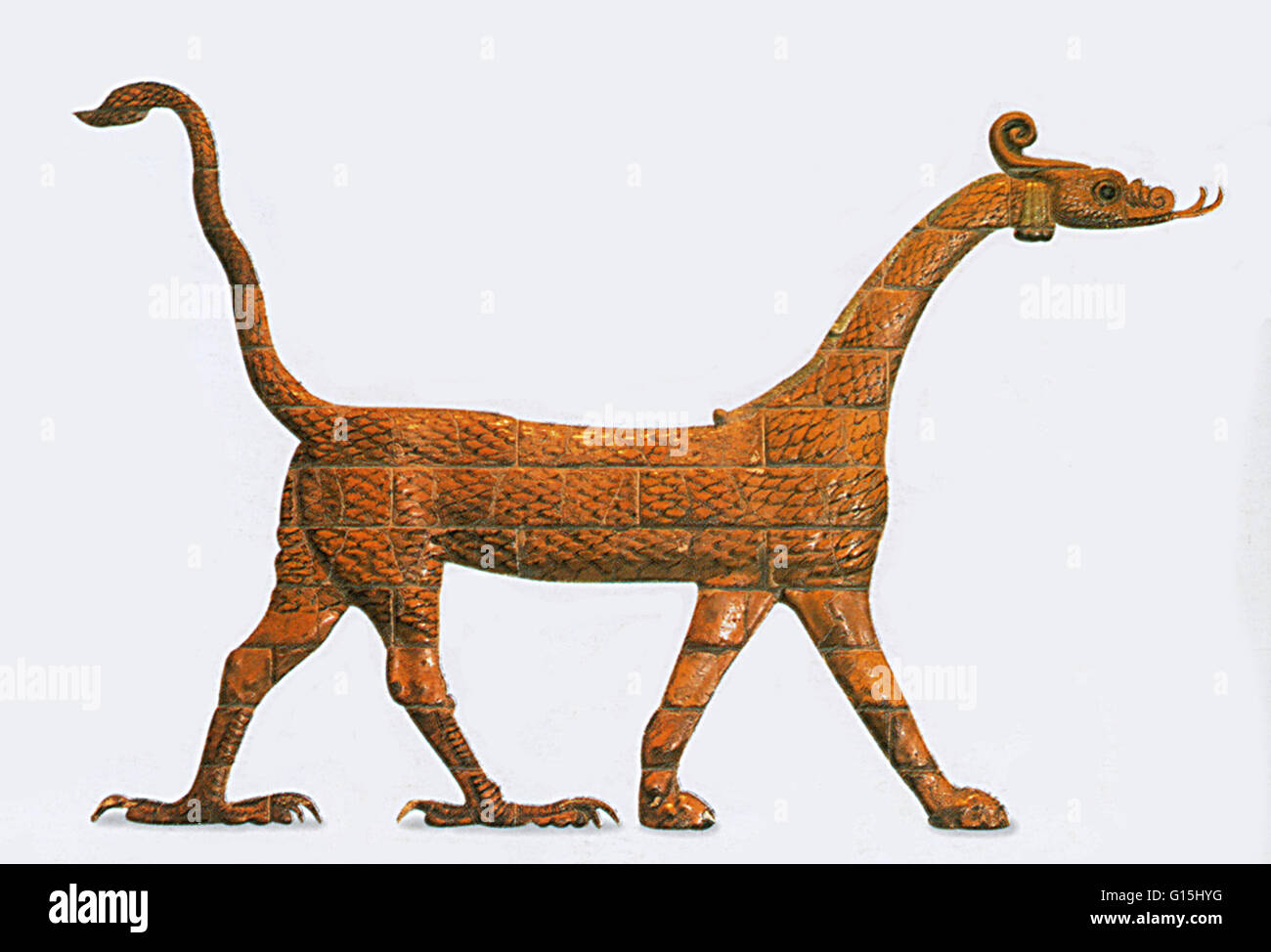 A Babylonian dragon, symbol of the god Marduk Stock Photo - Alamy