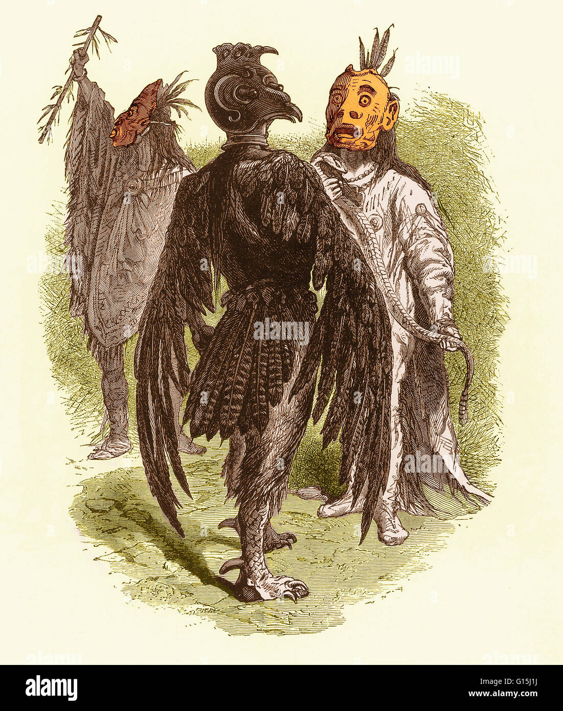 Native American medicine men, c. 1880 Stock Photo - Alamy