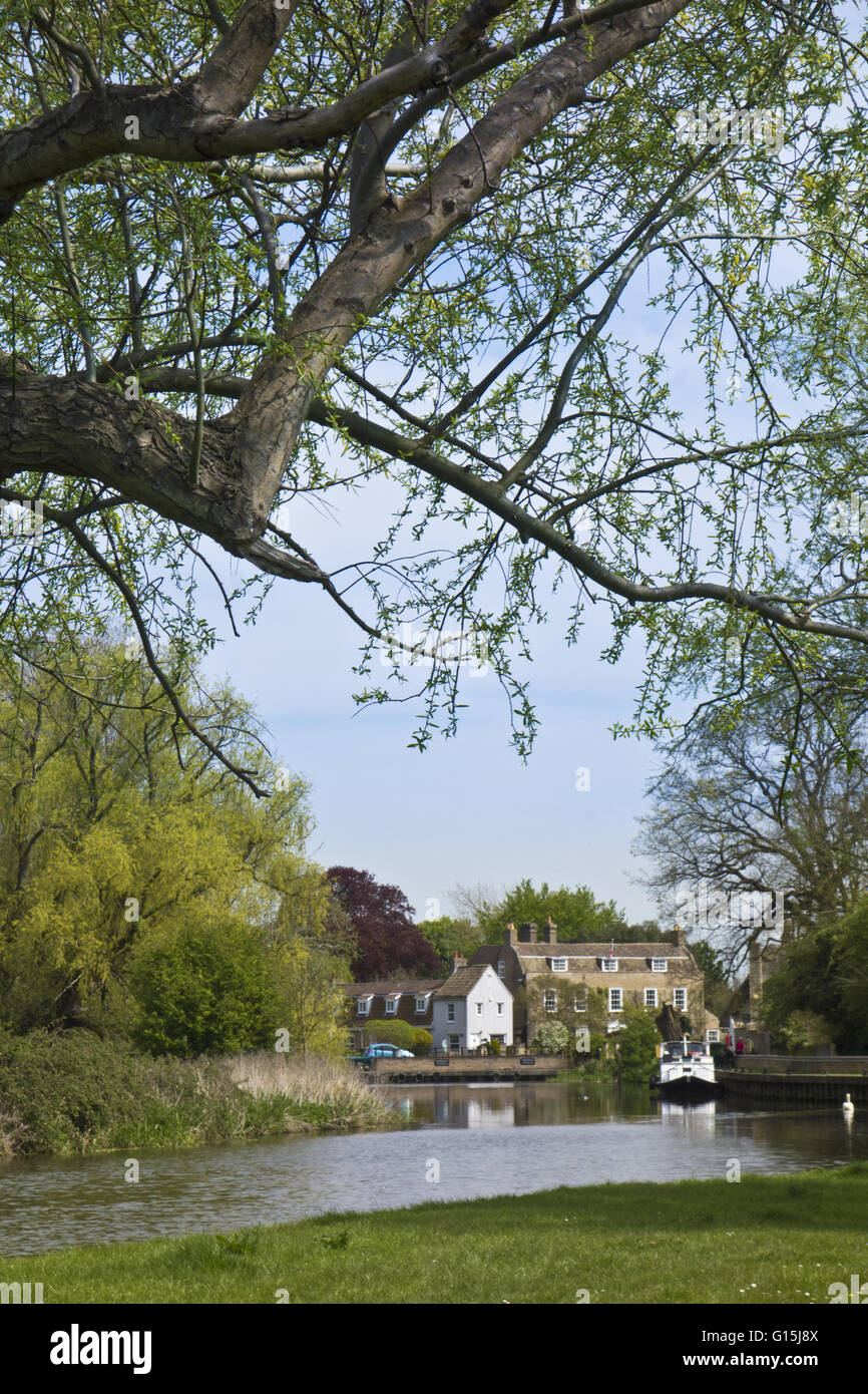 the river Great Ouse Hemingford Grey Stock Photo - Alamy