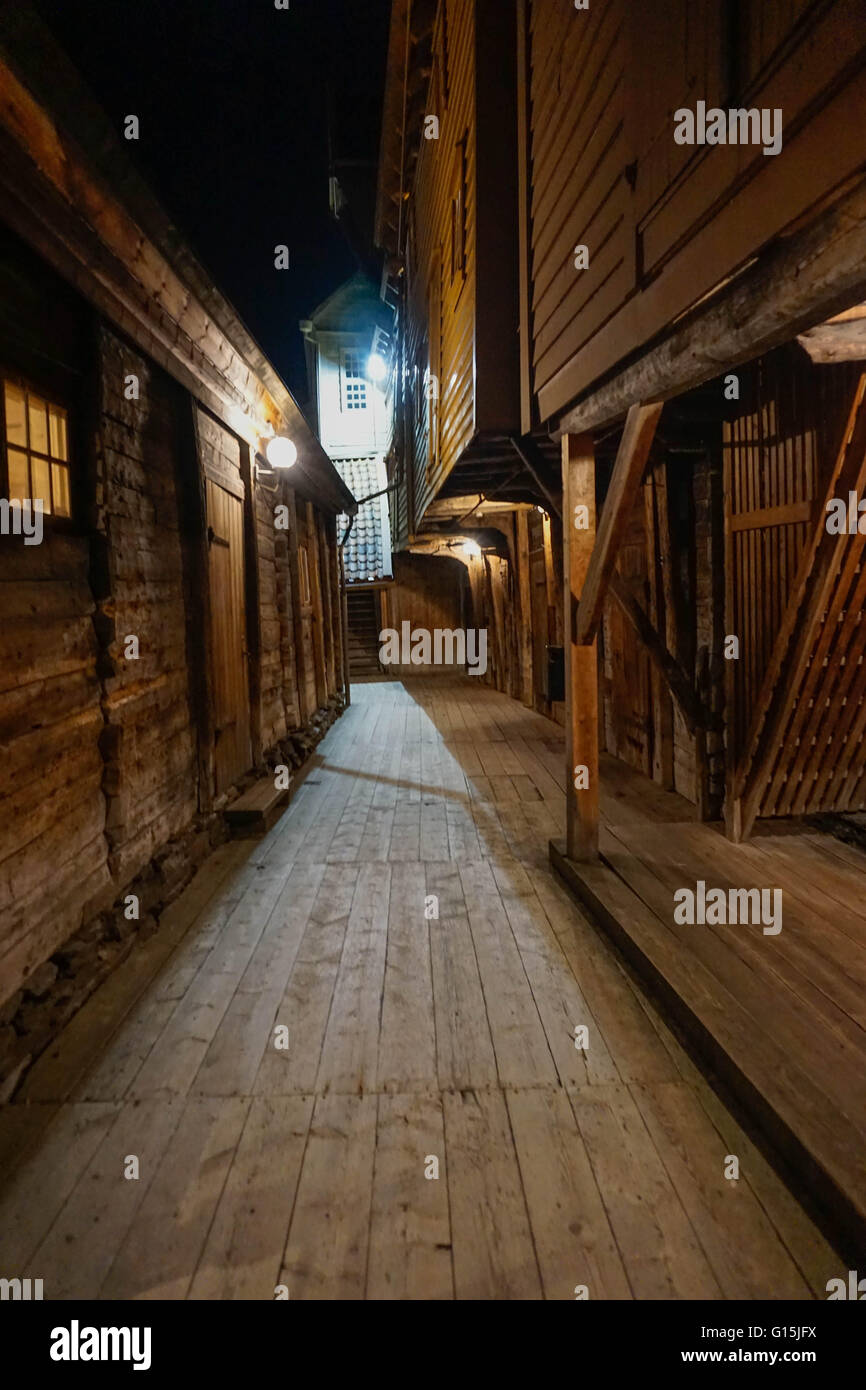 Hanseatic quarter bryggen in bergen hi-res stock photography and images ...