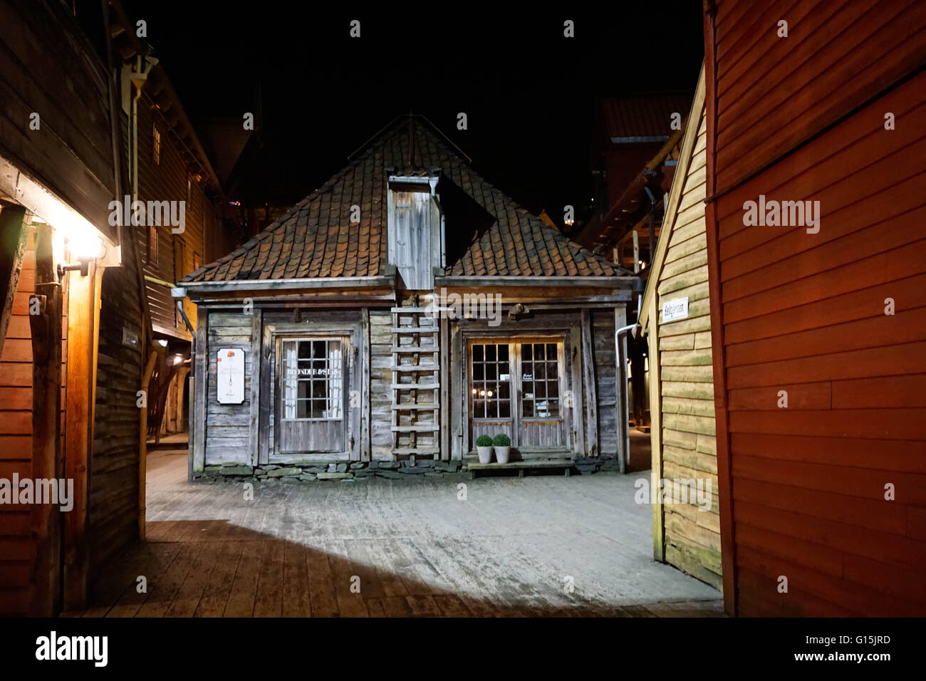 Bryggen hanseatic quarter in bergen hi-res stock photography and images ...