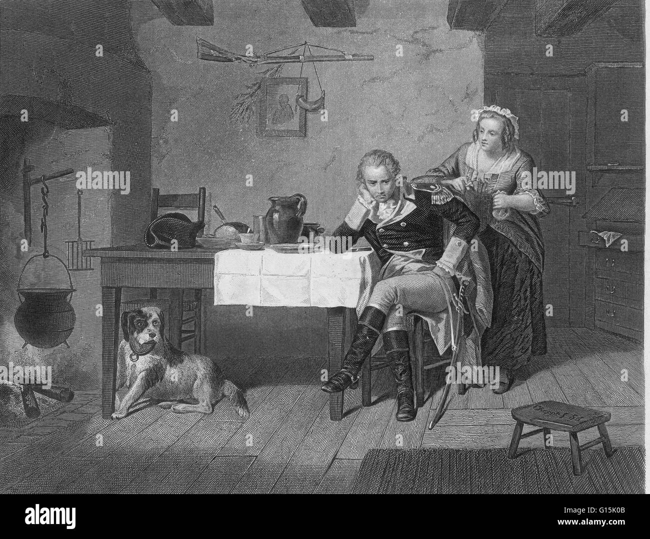 1780s american woman High Resolution Stock Photography and Images - Alamy