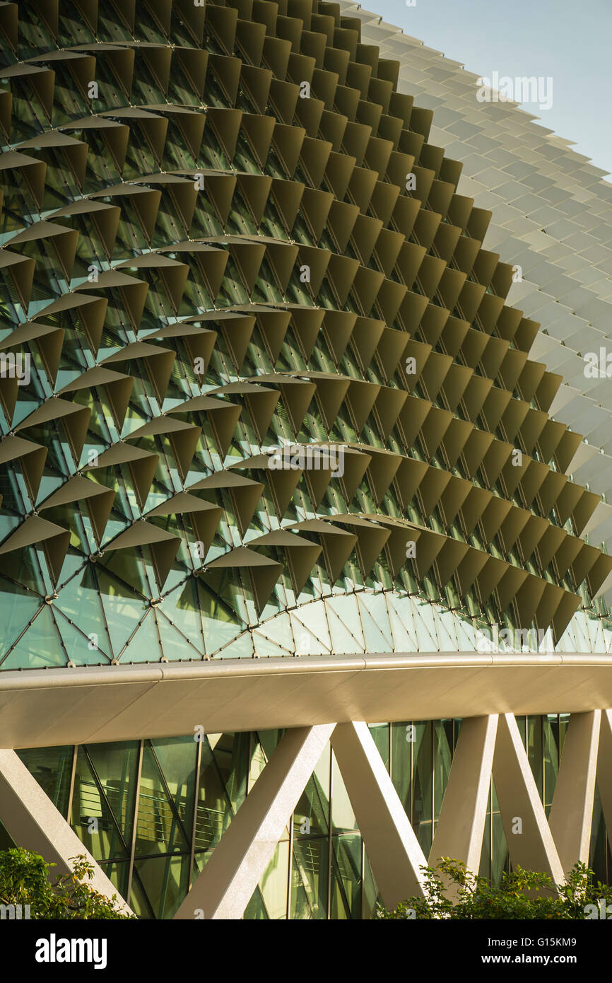 Esplanade architecture detail singapore hi-res stock photography and ...