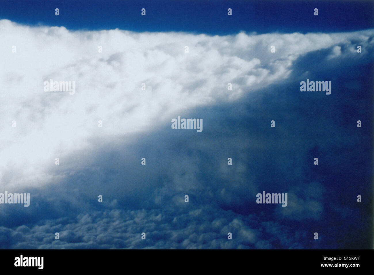 Hurricane eyewall clouds hi-res stock photography and images - Alamy