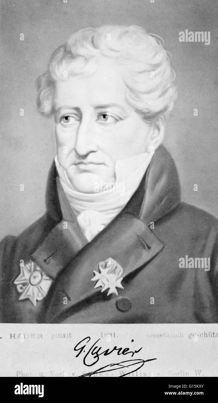 Georges Cuvier (August 23, 1769 - May 13, 1832) was a French naturalist ...