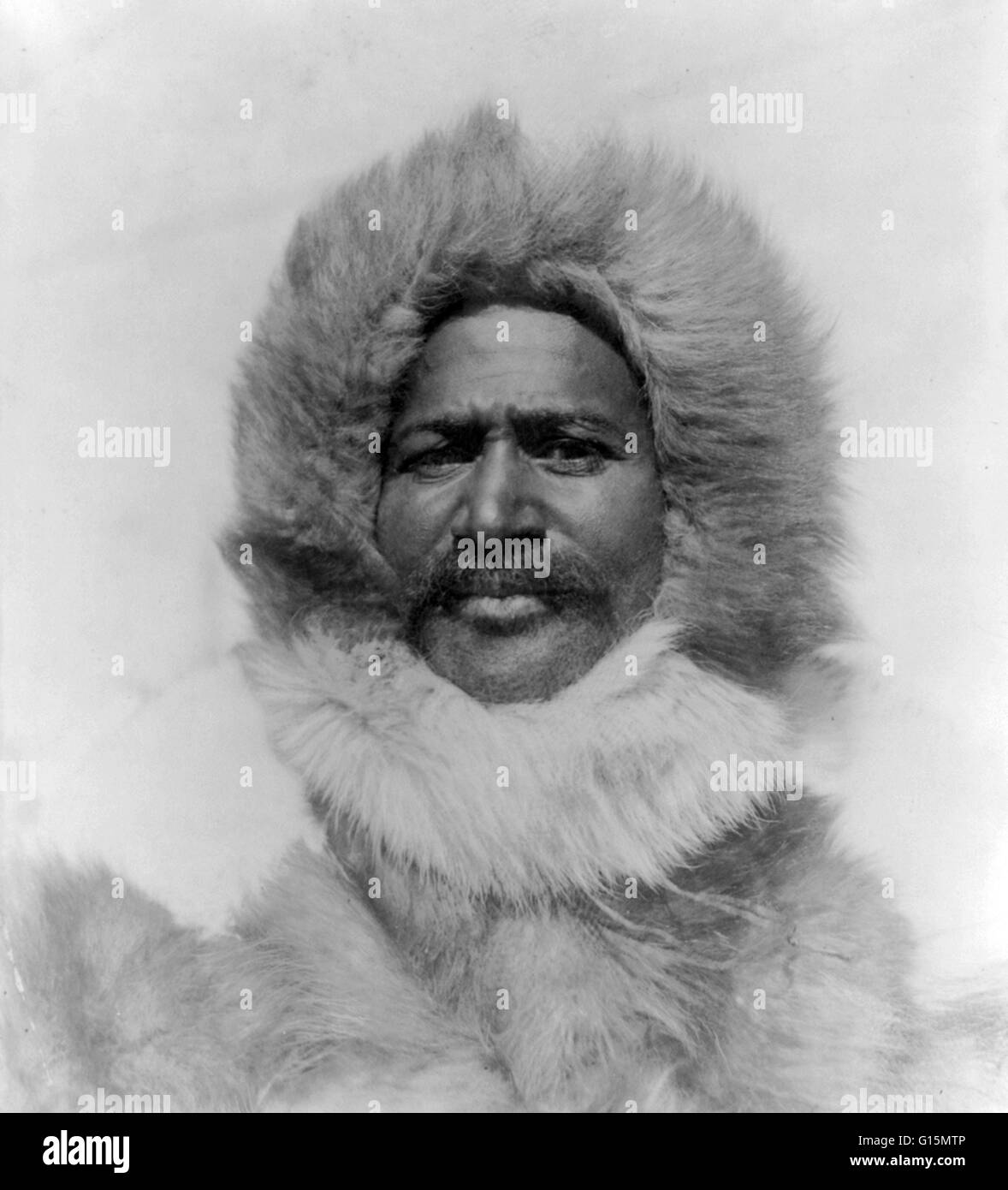 Henson wearing fur hat and fur coat, circa 1910. Matthew Alexander ...