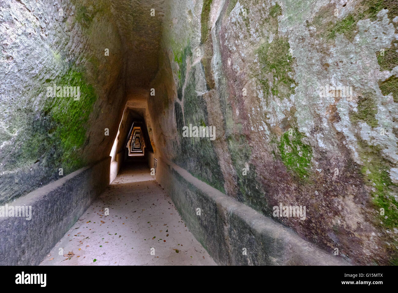 Antro della Sibilla, Cave of the Sibyl, Cumae, Bacoli, Pozzuoli, Naples ...